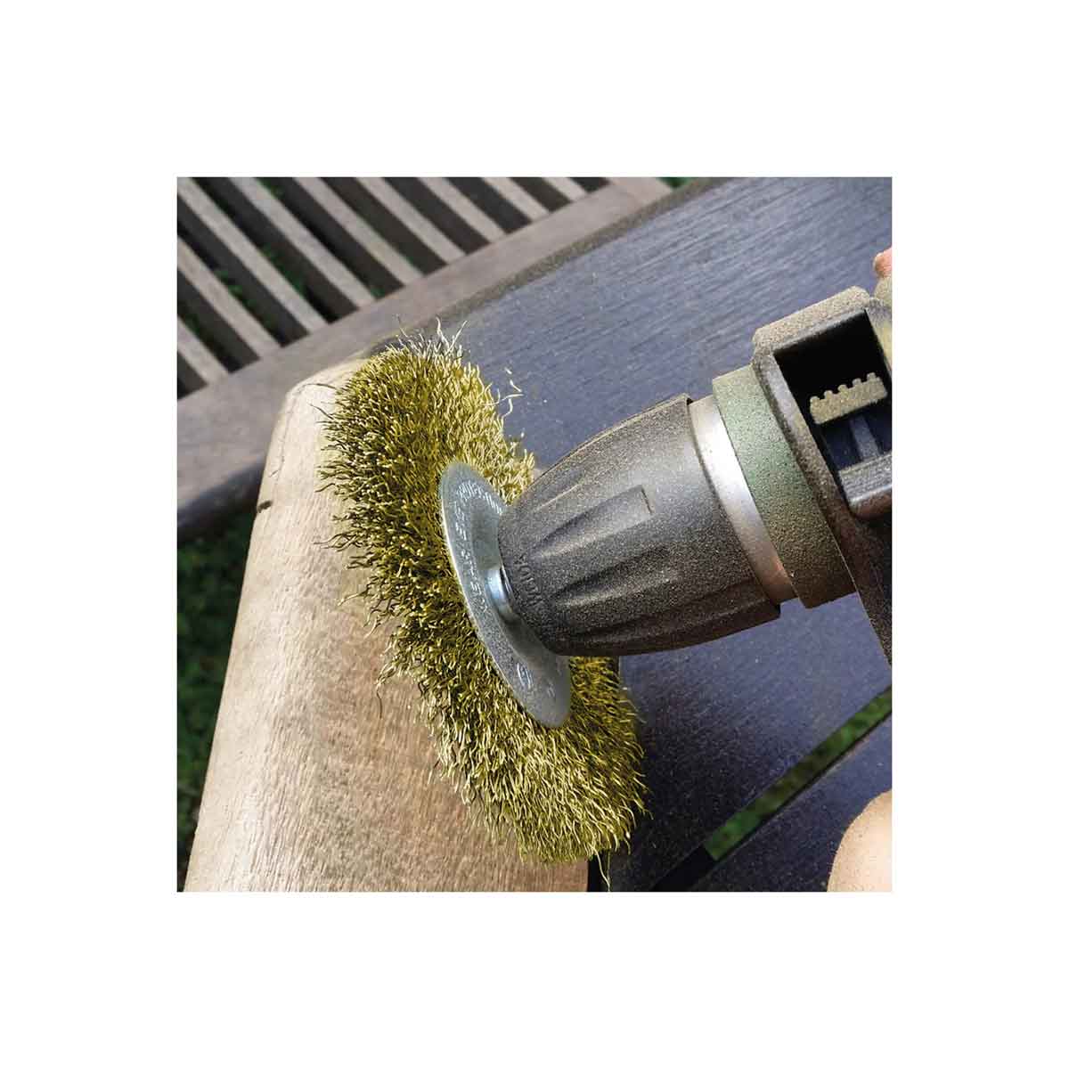 Carda Circular para Taladro Alambre Grueso 3 Pulgadas - BYP – Ferreabasto