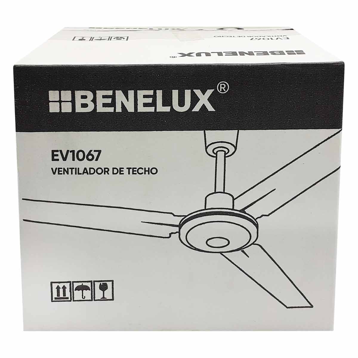 Ventilador de Techo Negro 56 Pulgadas - Benelux – Ferreabasto