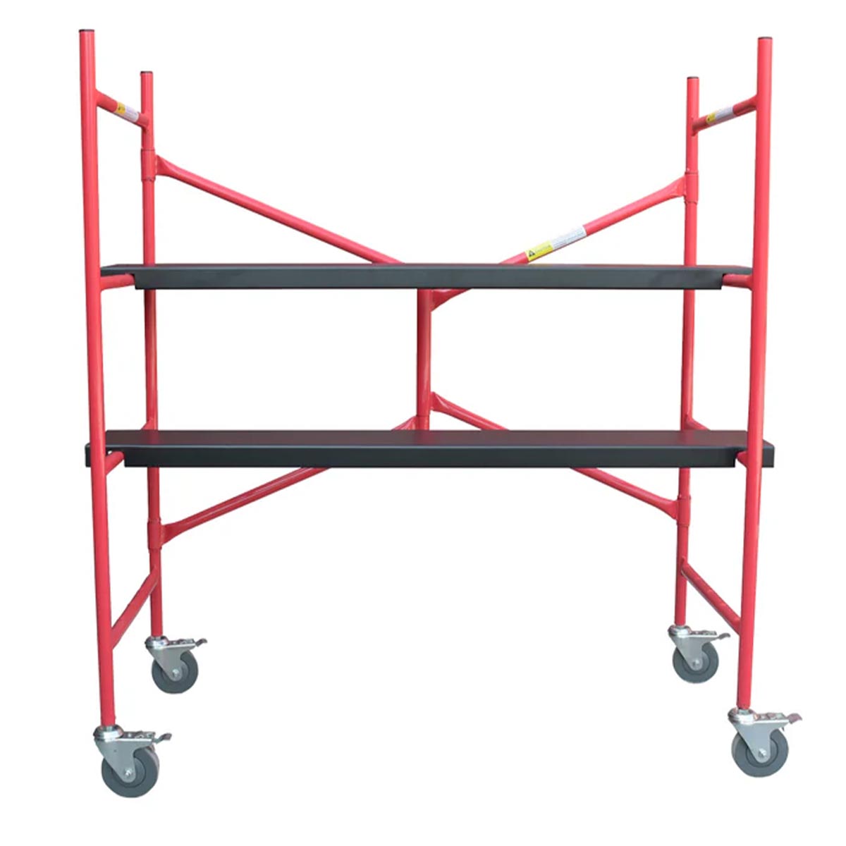 Andamio Plegable De Acero Con Ruedas Rojo BYP MAS15KG – Ferreabasto