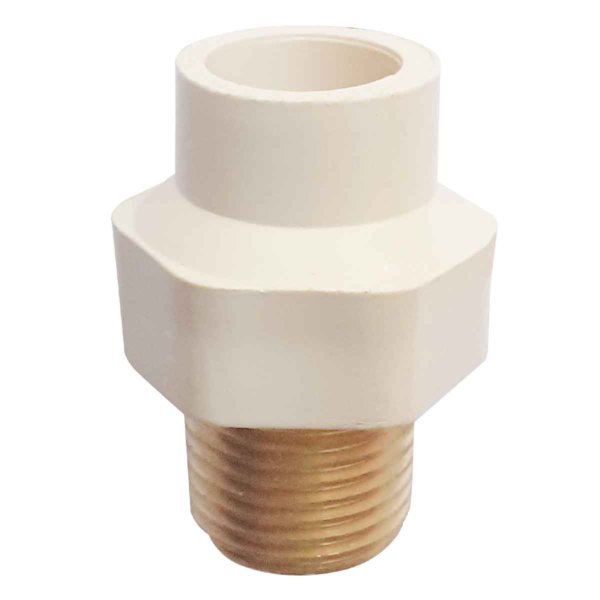 Adaptador Rosca Externa CPVC con Inserto de Laton 1/2 – Ferreabasto