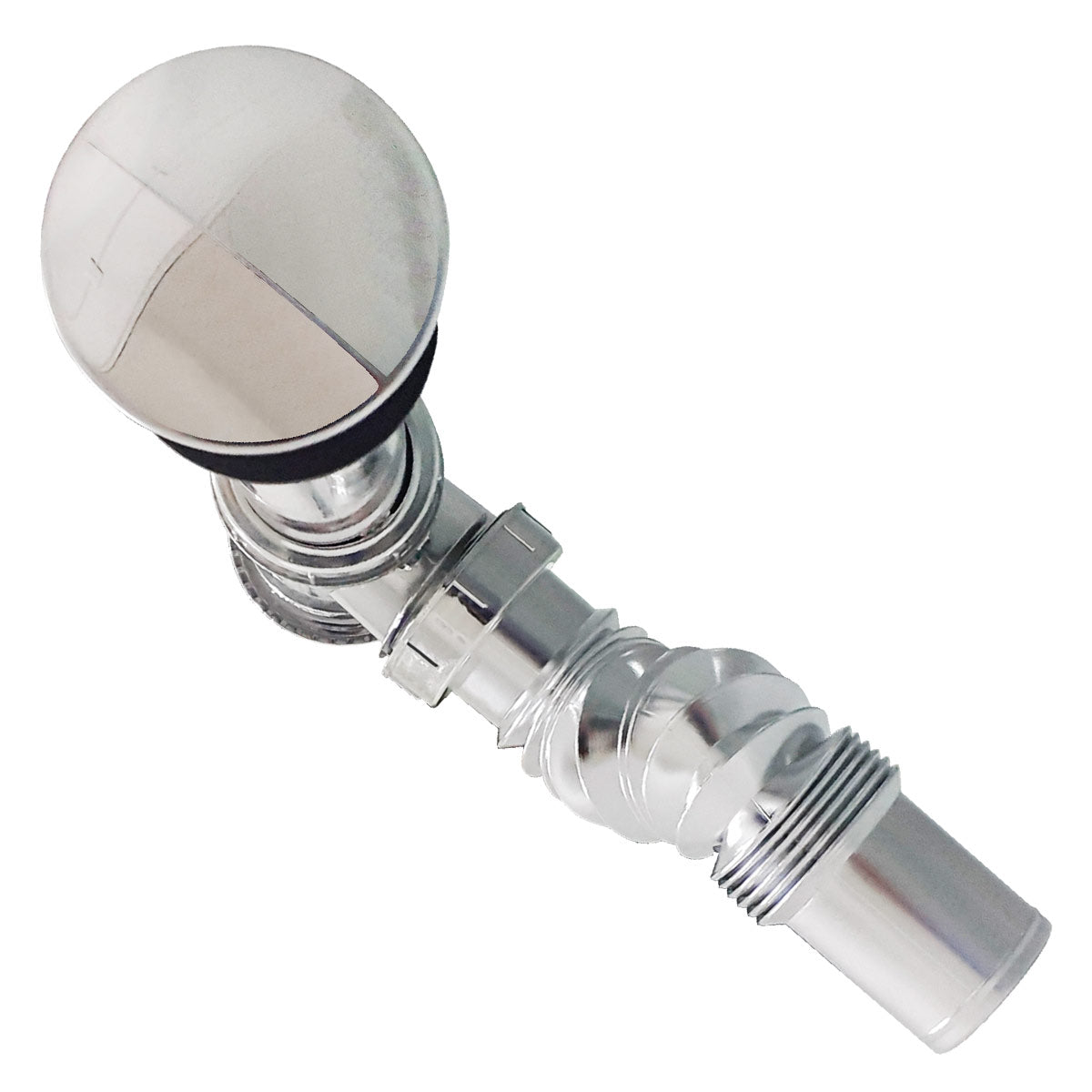 Cespol Para Lavabo Cromado Fleximatic 2218c Bote Ch Boton Push