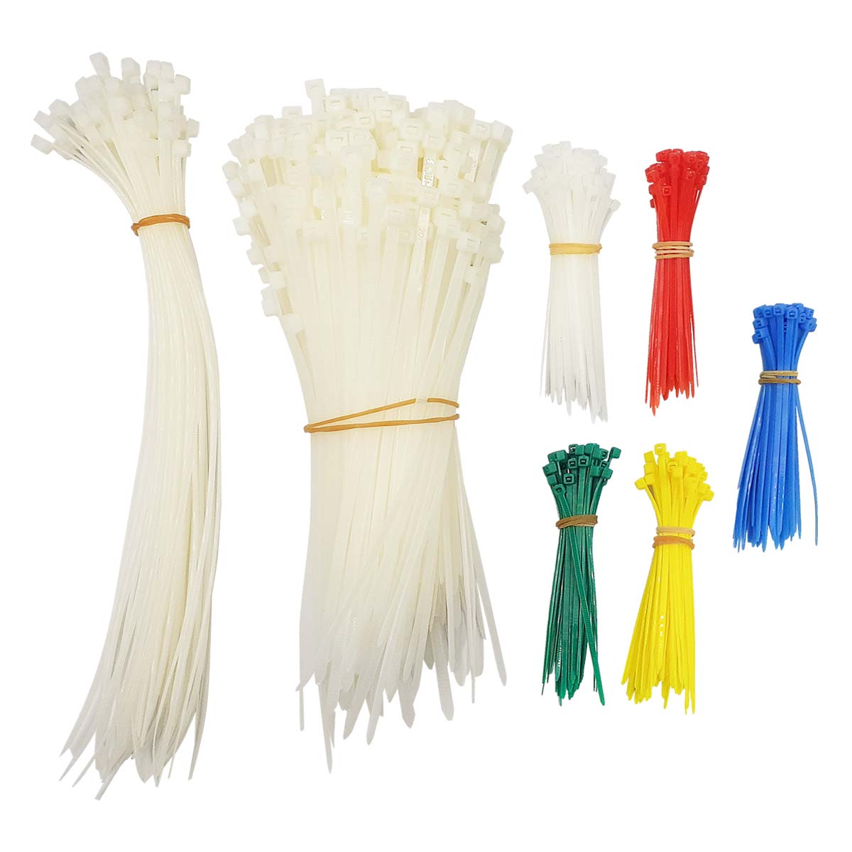 Cincho Plastico Techtools BCIN001 Bote con 650 Piezas 5 Colores Multiu ...